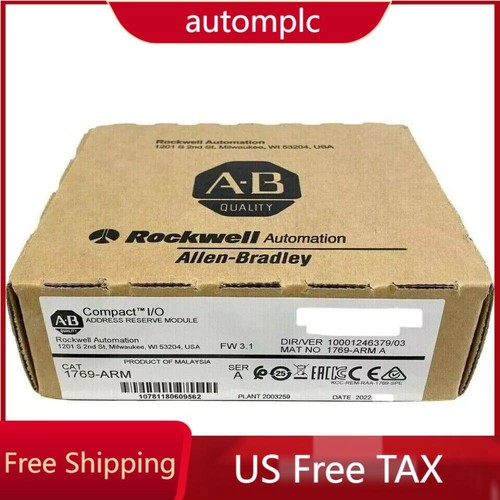 Factory Sealed AB 1769-ARM CompactLogix Address Reserve Module US Free ...