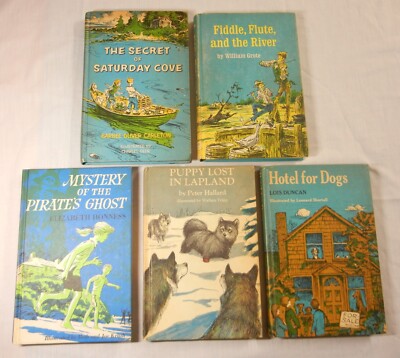 5 Vintage Weekly Reader Book Club Edition Books - Young Reader Chapter ...