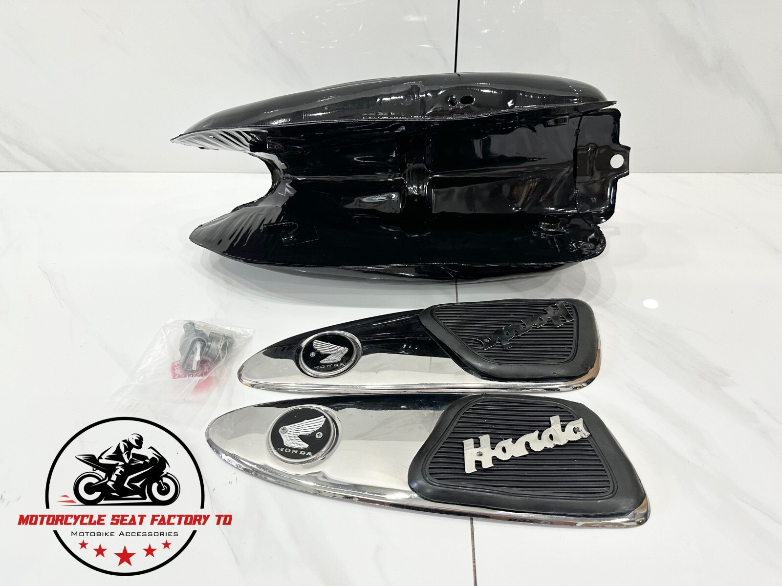 66-67 Honda SS50 Fuel Gas Tank. 71-72 SS50E In Black Primer SS50V CD50 ...