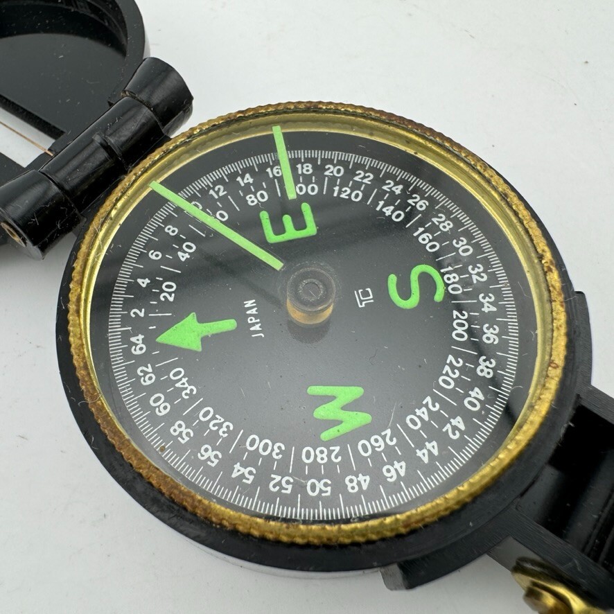 Engineers Lensatic Compass With Original Box WFS No 110 Made In Japan ...
