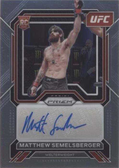 2023 Panini Prizm UFC - Superstar Autographs Matthew Semelsberger #SA ...