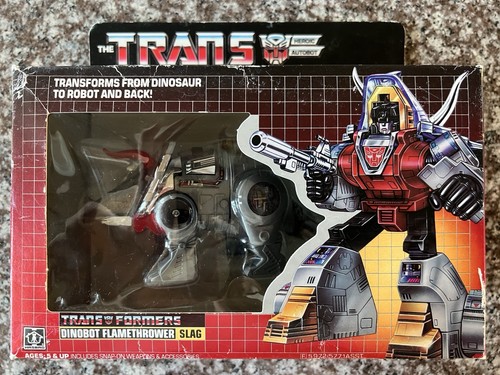 Transformers G1 Slag Dinobot Autobot 1985 MISB | eBay