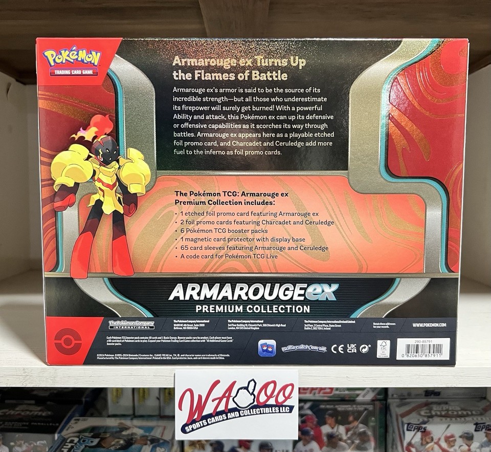 Pokemon TCG: Armarouge Ex Premium Collection Factory Sealed Box | eBay