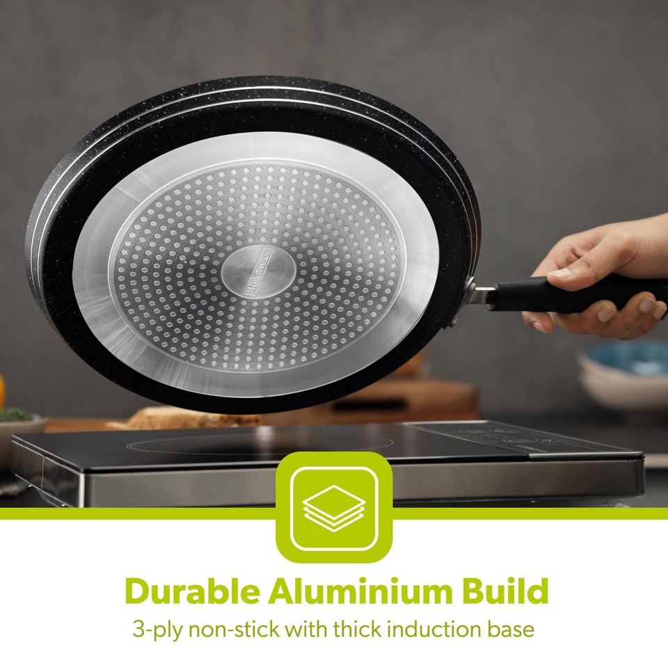 Pancake Pan Dosa Tawa Non-Stick Induction Crepe Griddle Roti Pan ...