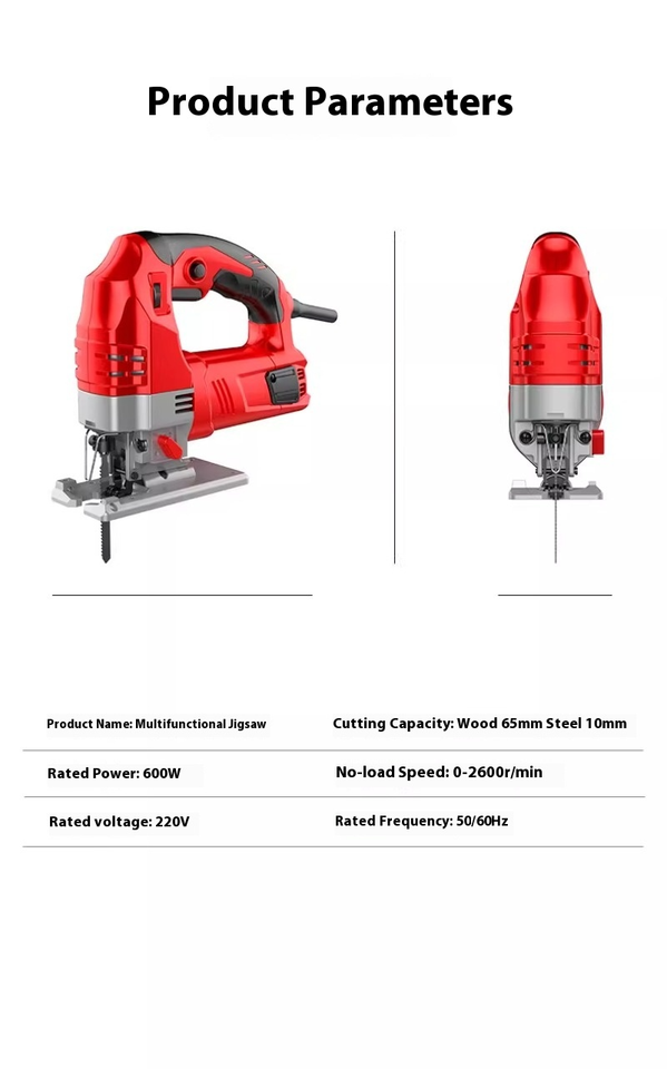 Woodworking Multi-Function Jigsaw Home Use Small Handheld Electric Saw ...