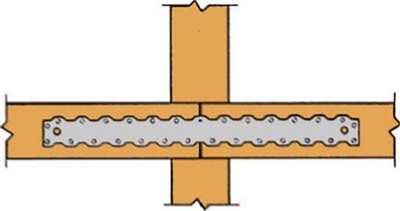 Simpson Strong-Tie ST6224 Galvanized Steel 16 ga. Strap 23.31Hx2.06W in ...