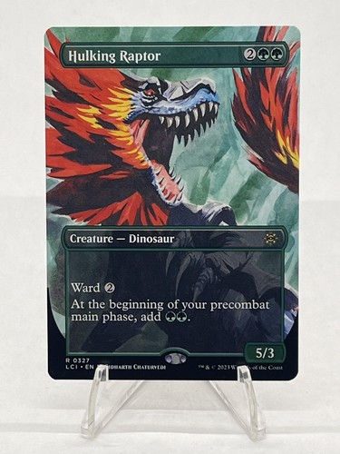 Hulking Raptor (Borderless) #327 The Lost Caverns of Ixalan 250001 | eBay