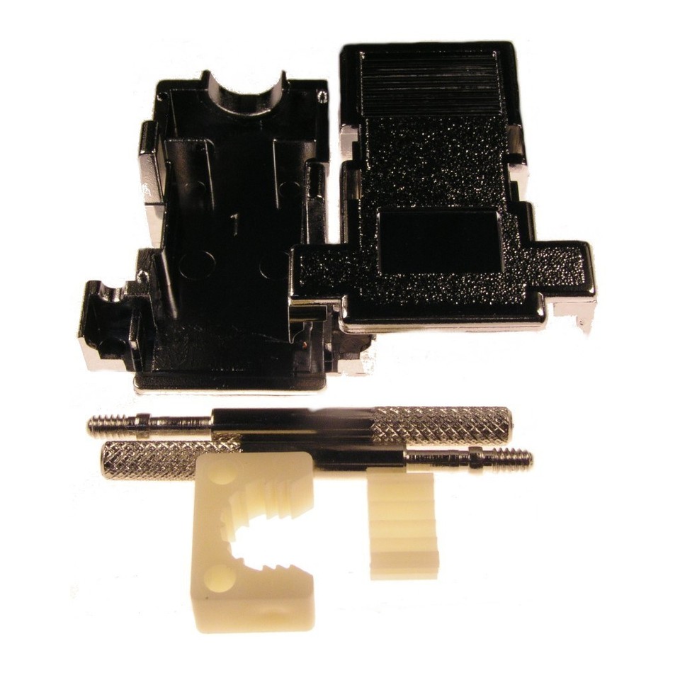 D-Sub-Hoods 9-Pin GP09GMT SUB-D Caps Metallic Knurl Screws 085075- | eBay