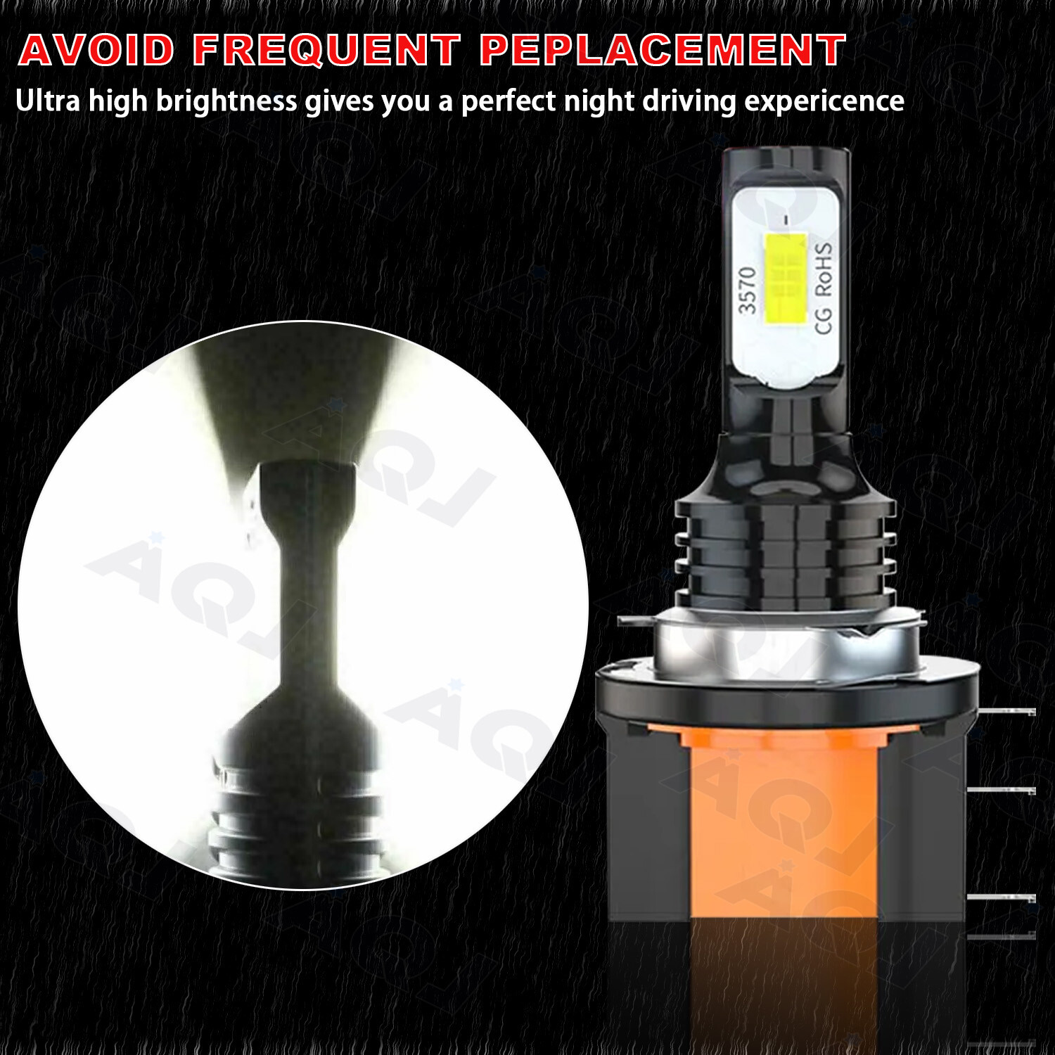 2x H15 LED Headlight Bulbs High Beam For Mercedes-Benz Sprinter 2500 ...