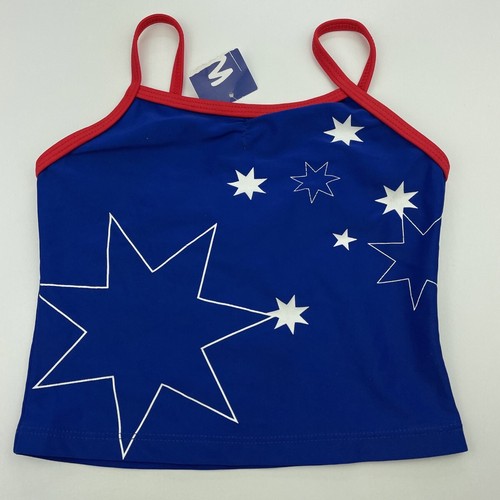 Girls size 4, Who Roo, swim top, Southern Cross stars, NEW | eBay Australia