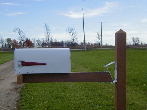 Swing Pivoting, moveable, gravity self centering mailbox hinge, pivots ...