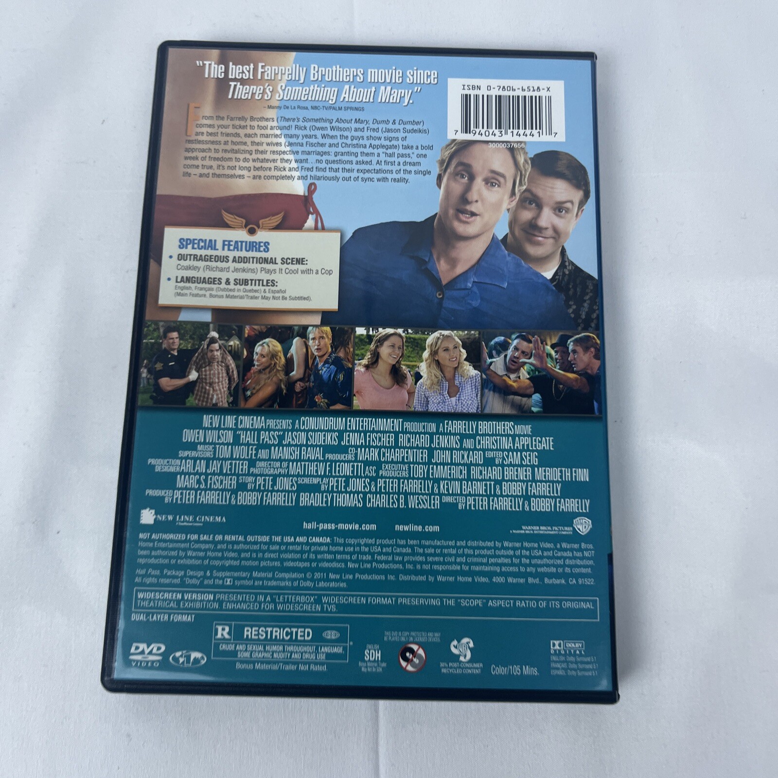 Hall Pass - DVD By Owen Wilson,Jason Sudeikis - VERY GOOD 794043144417 ...