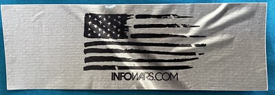 NEW UNUSED INFO WARS BUMPER STICKER “INFOWARS.COM” AMERICAN FLAG ALEX ...