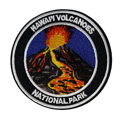 Hawaii Volcanoes National Park Patch Embroidered Iron-on Applique ...