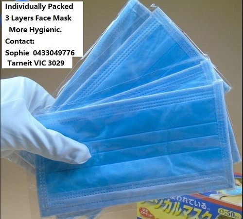 Individually packed Face mask 50Pcs more hygienic. | eBay