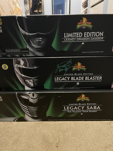SDCC Power Rangers Legacy Dragon Dagger , saba saber, and blade blaster ...