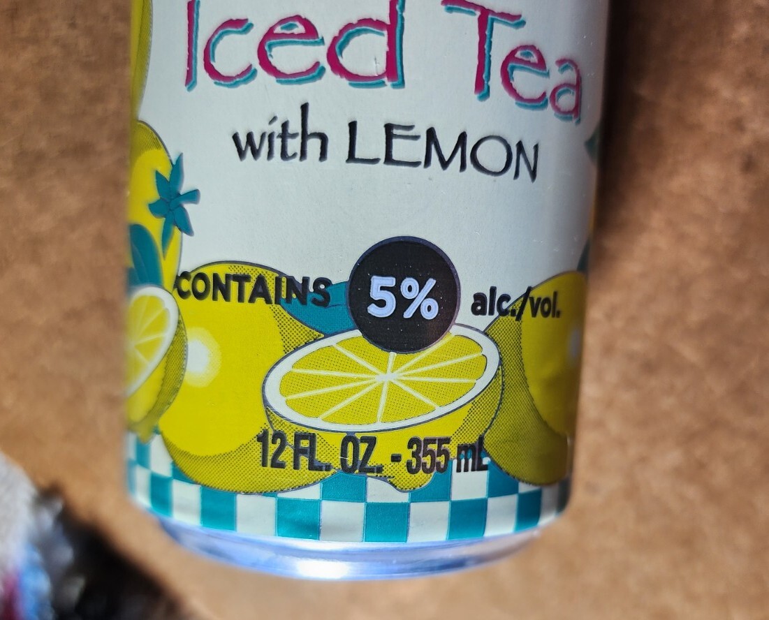 AriZona Hard Iced Tea w/ Lemon - Premium Spiked Beverage *Empty* | eBay