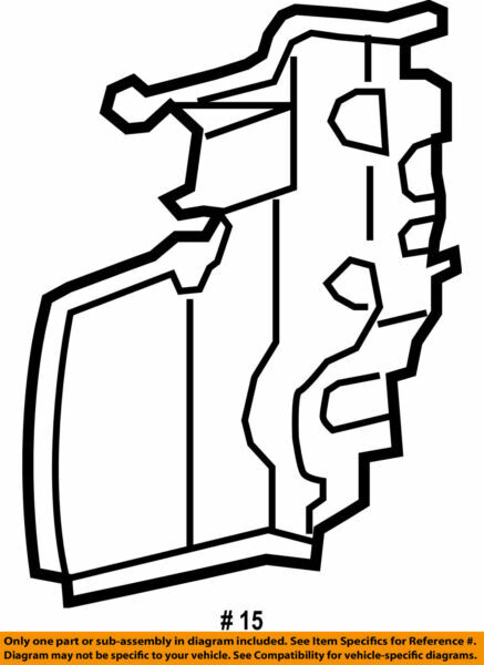 53293-35010 Toyota Deflector, radiator side, rh 5329335010, New Genuine ...