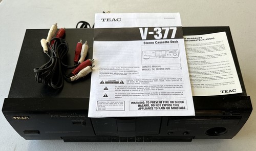 TEAC V-377 Stereo Cassette Tape Player Recorder With Original Box | eBay