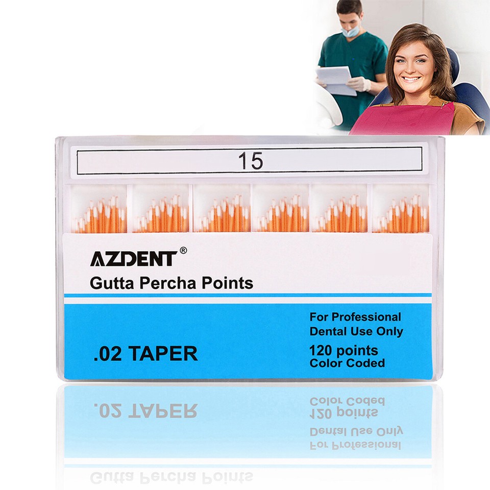 AZDENT Dental Gutta Percha Points/Absorbent Paper Points Endodontic ...