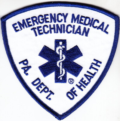 Pennsylvania Emergency Medical Technician EMT patch Hero's Pride 5340 ...