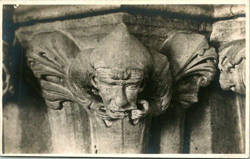 Church Pillar Hand in Mouth Man Postcard unused (25820) | eBay