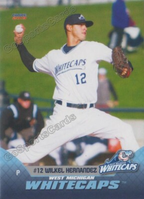 2019 West Michigan Whitecaps Wilkel Hernandez RC Rookie Detroit Tigers VZ | eBay