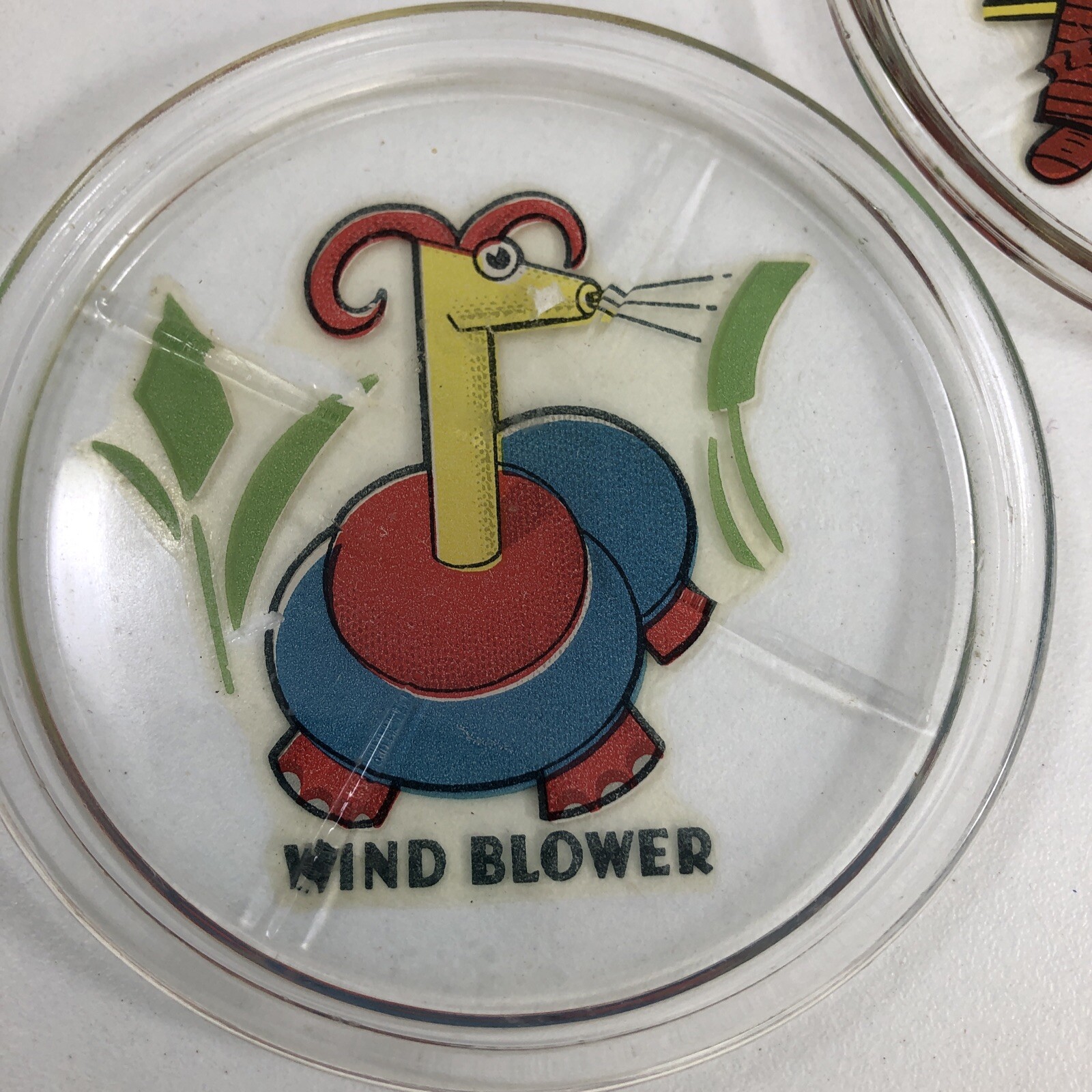 LOT of 5 Vintage MCM Glass Coasters Equestrian Jazz HoopaDog Windblower Cartoon | eBay