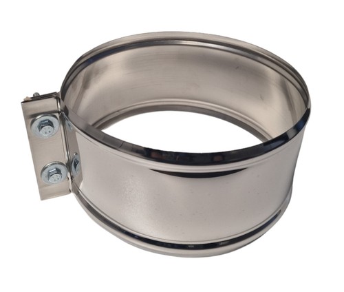 Twin Wall Pipe Structural Locking Band Stove Flue Liner Stainless Steel ...