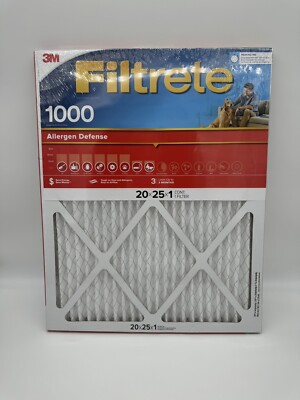 Filtrete MERV Pleated Allergen Air Filter 20x25x1 (FACTORY SEALED) 4PK ...