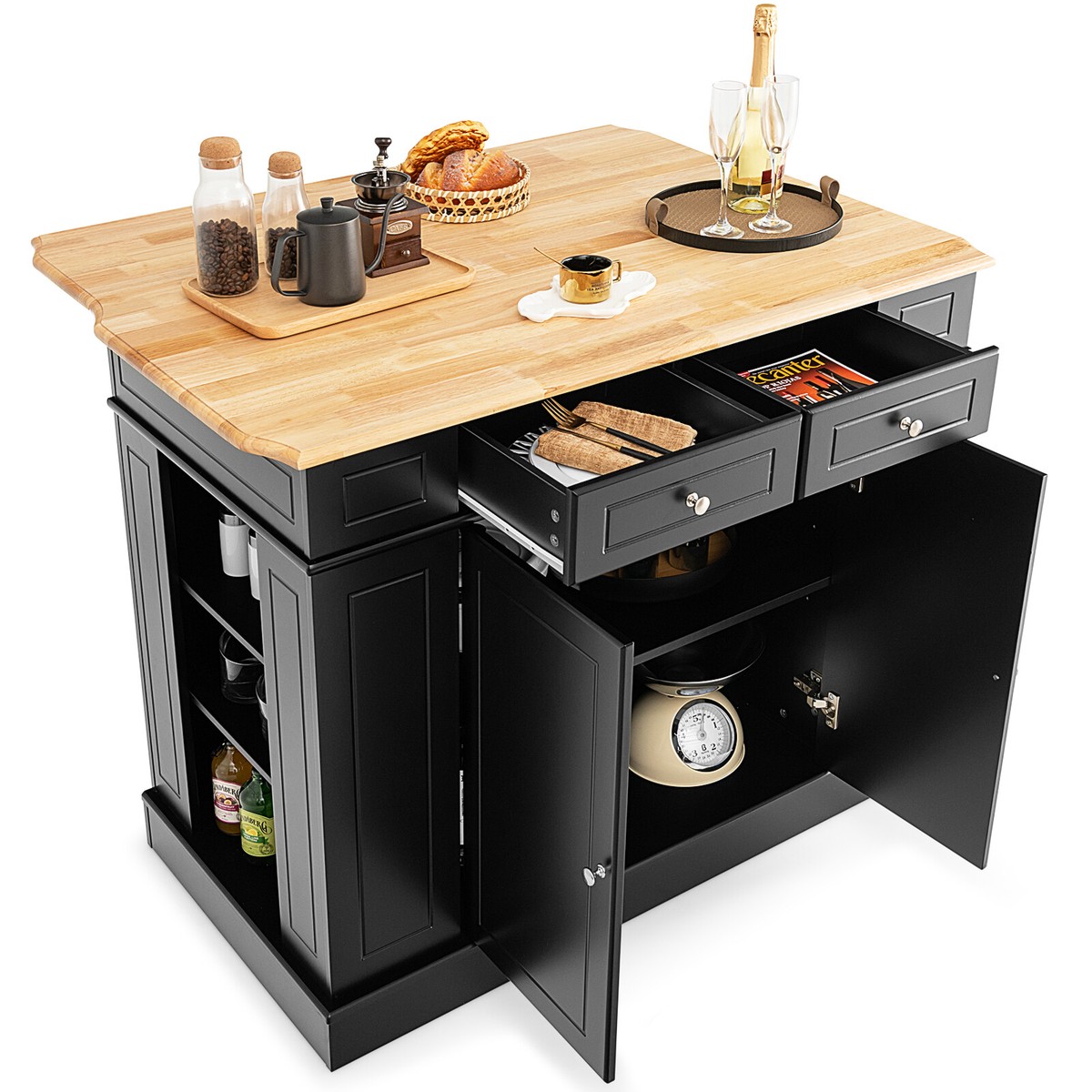 Portable Kitchen Islands With Breakfast Bar