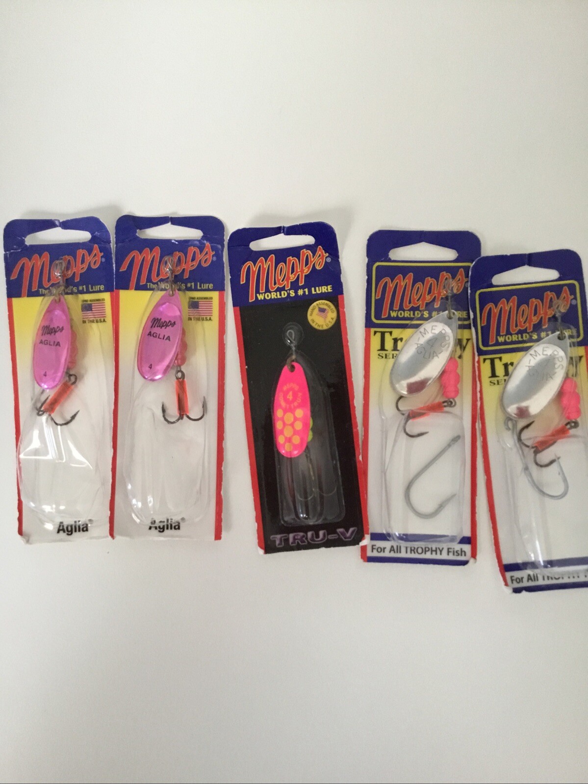 5 New Mepps Spinners Size # 4 , 1/3 oz | eBay