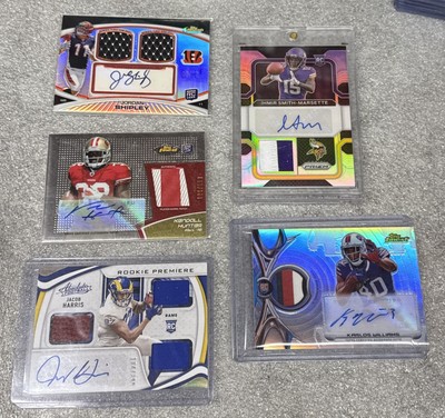 5 Card Lot NFL Football Cards Rookie Patch Auto Relic Autograph RPA | eBay