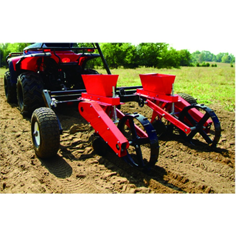 Field Tuff 2-Row Corn and Bean Planter — Adjustable Row Width, 15 Lb ...