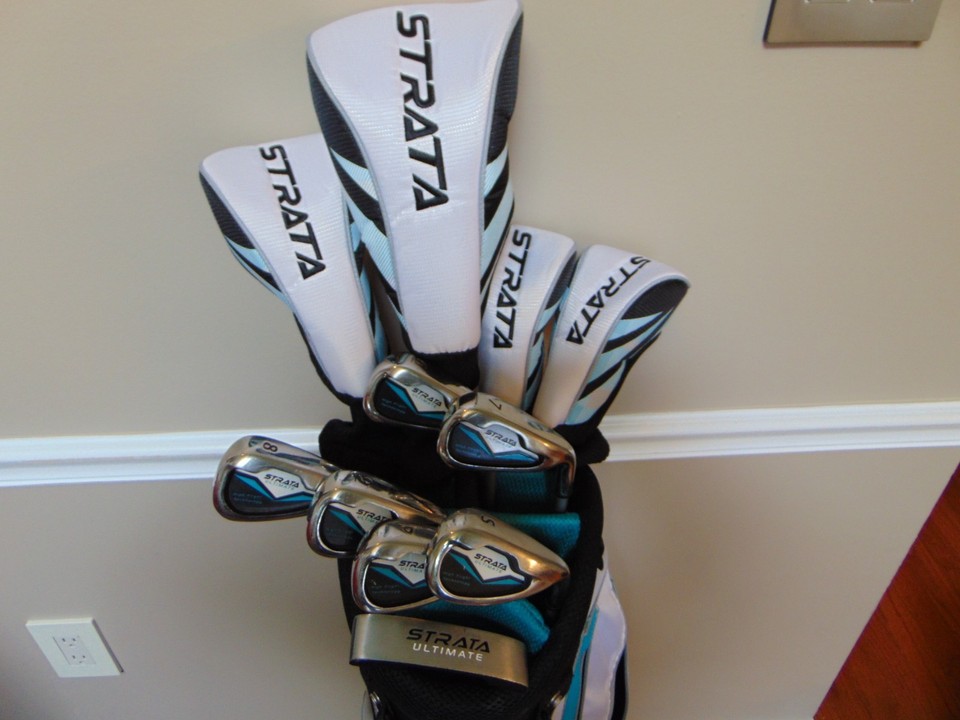 Callaway Strata "Ultimate" Complete 12 Pc Ladies/Women's Golf Set-RH ...
