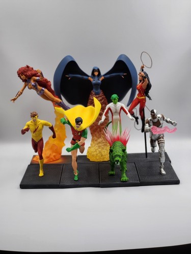 Completed DC Collectibles Direct The New Teen Titans Statues George ...