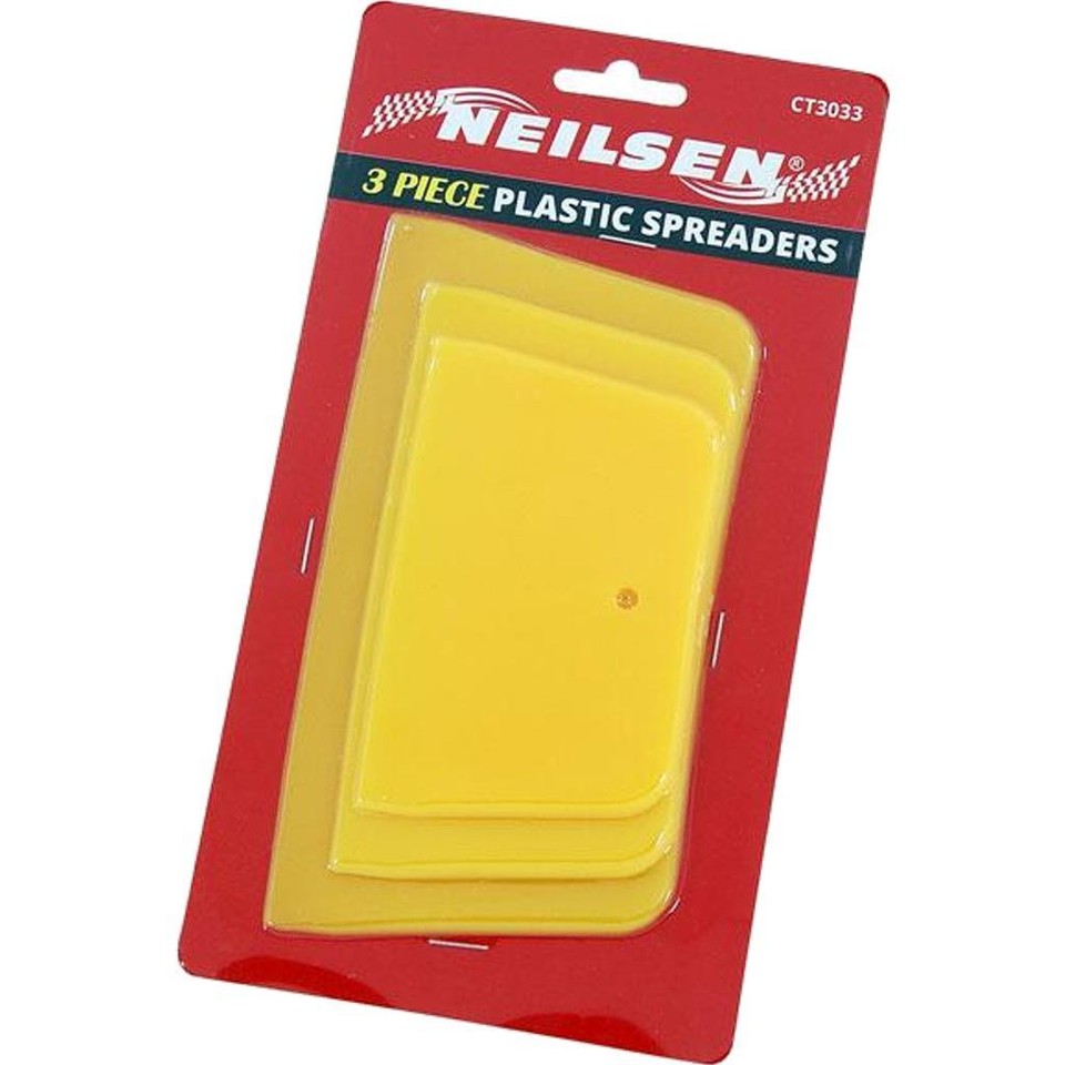 Neilsen Filler Putty Applicator Spreader Car Van Repair Set 3pc Plastic ...