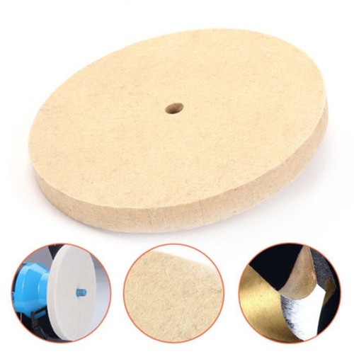 1* 200mm Wool Buffing Polishing Wheel Felt Pad 8 Inch Buffer Buff ...