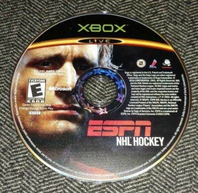 ESPN NHL HOCKEY - XBOX - GAME DISC ONLY - FREE S/H - (C4) | eBay