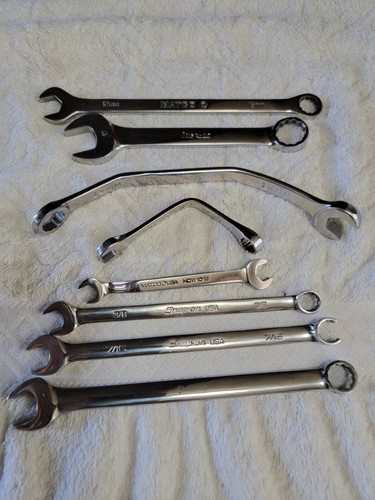 8pc LOT Mix Snap-on SK MAC MATCO USA, MODIFIED Combination Wrenches ...