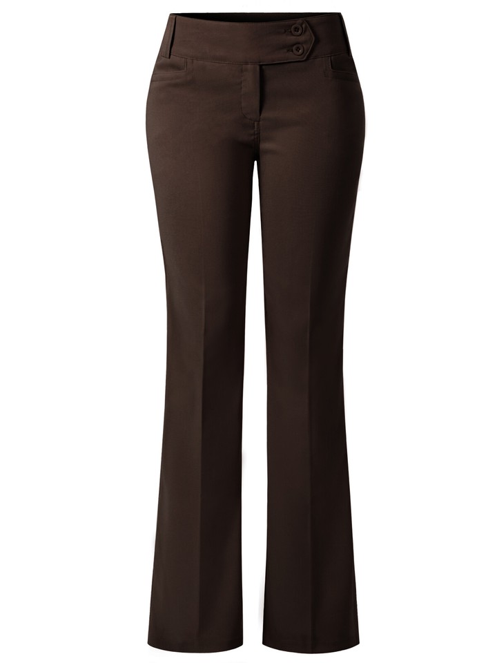 MixMatchy Relaxed Boot-Cut Stretch Office Pants Trousers Slacks | eBay