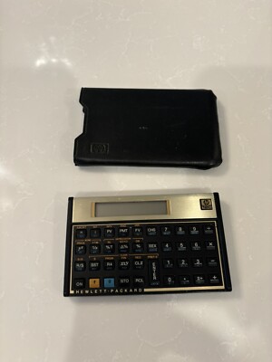 Hewlett Packard HP 12C Financial Calculator With Case | eBay