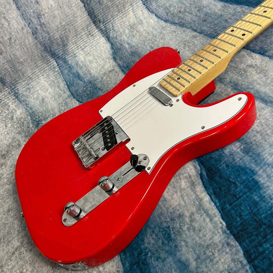 Tele Electric Guitar Red Color Maple Fretboard Mahogany Body 6 Strings ...