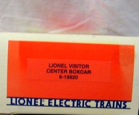 LIONEL 6-19920 LIONEL VISITOR CENTER BOXCAR | eBay