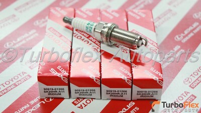 Toyota Tacoma 2014-2015 4-Cyl 2.7L Spark Plug Set of 4 Genuine 90919 ...