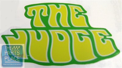 1970-71 Pontiac GTO Judge Stripe Decal Kit - Green / White / Yellow | eBay