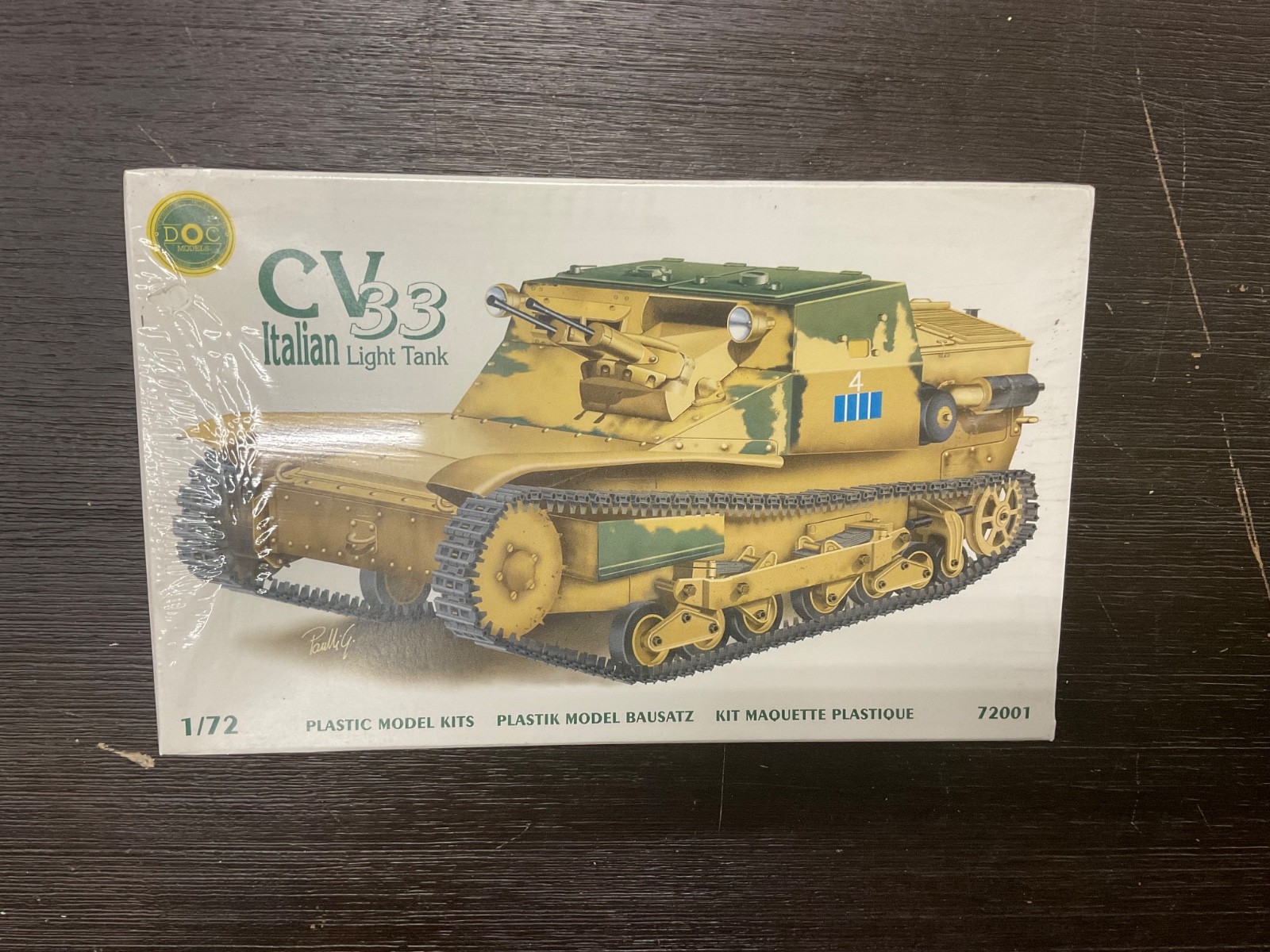 CV33 Italian Light Tank 1/72 Scale Plastic Model Kit – WWII – Sealed | eBay