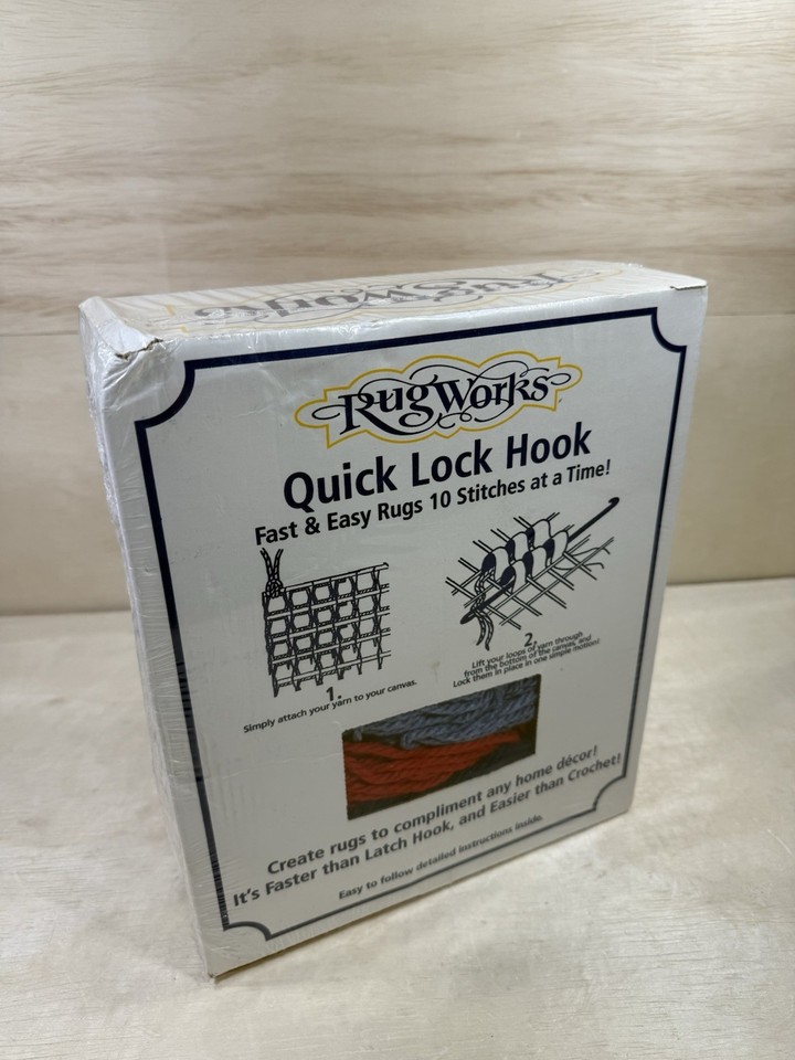 Rugworks Vintage Quick Lock Hook Rug Kit - God Bless America 16" x 28 ...