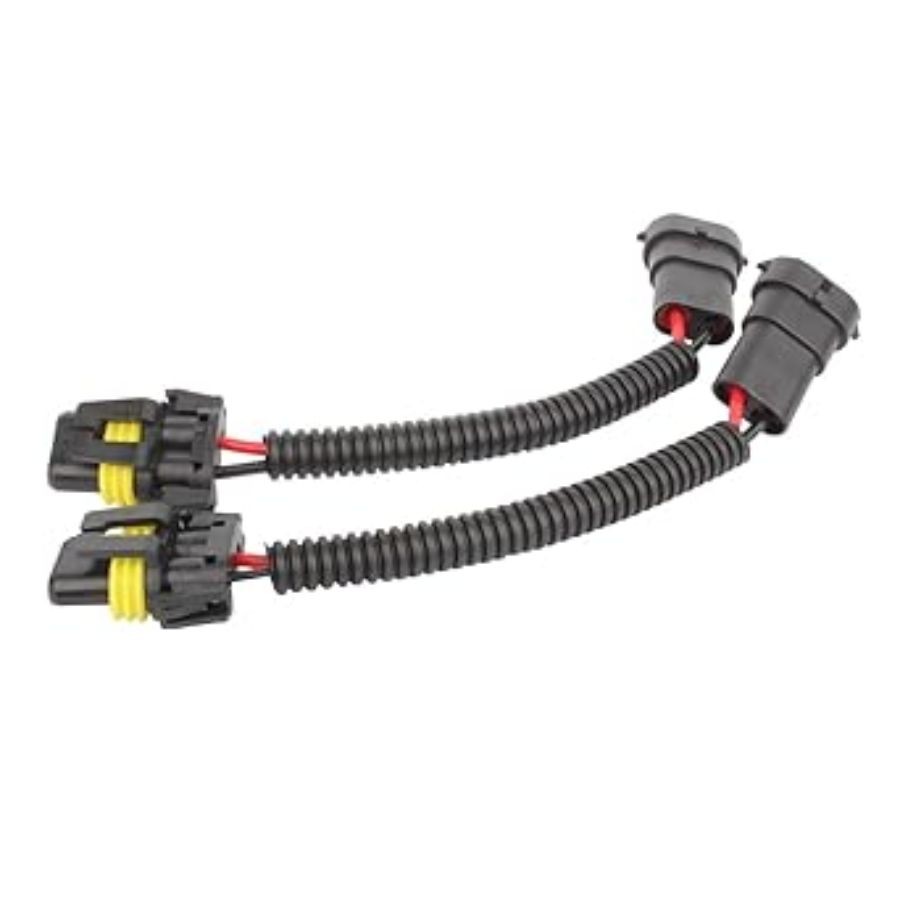 H11 to 9005 9006 Retrofit Wiring Harness for Light Bulb Connector ...