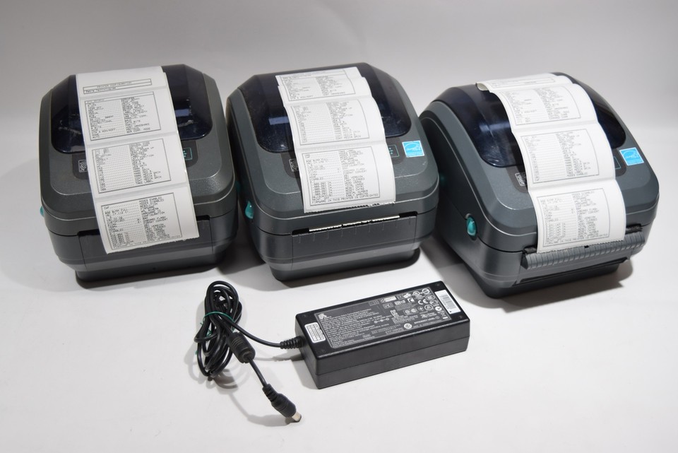 Zebra GK420D Thermal Label Printer Tested working! w/usb/serial ...